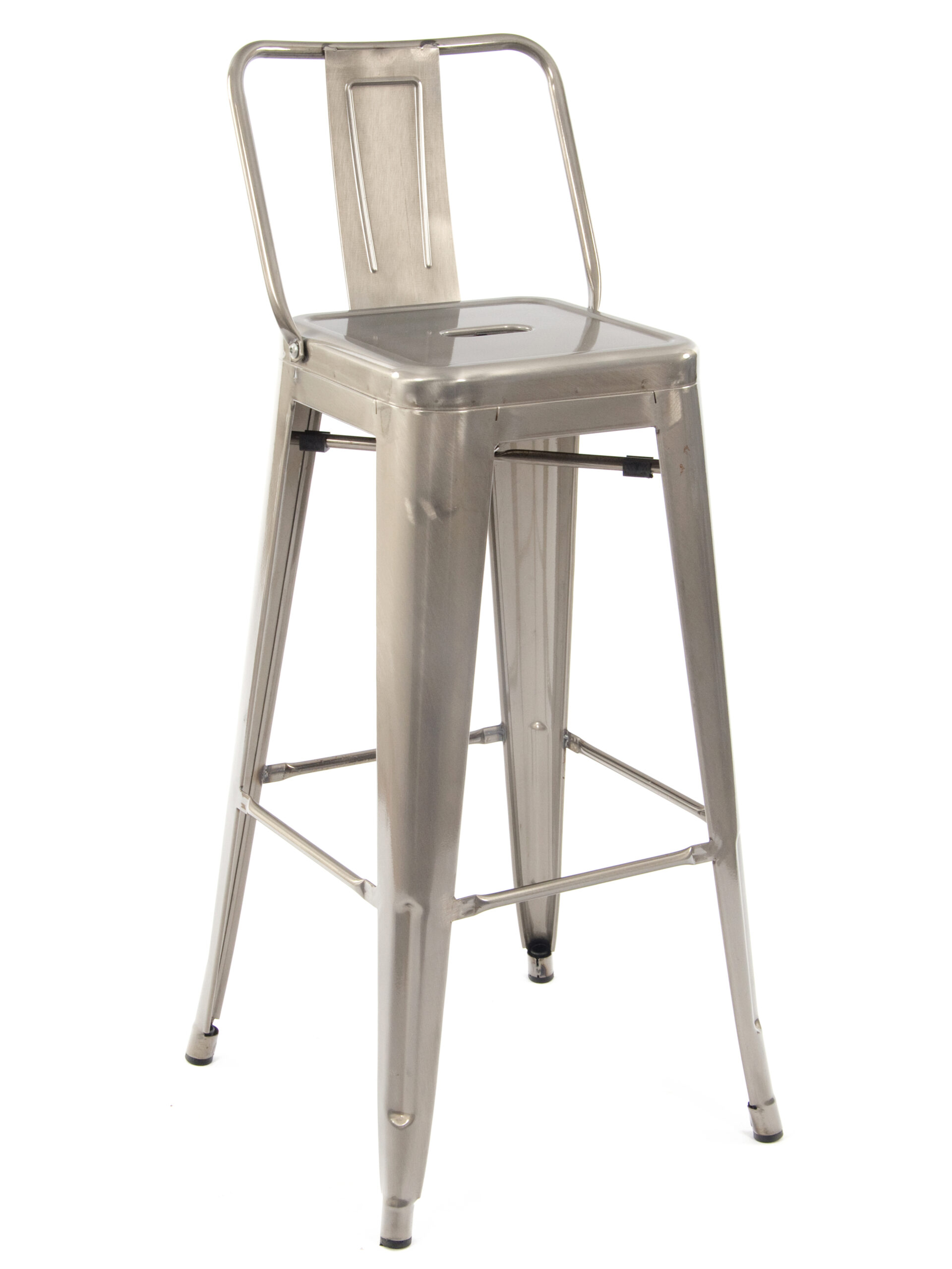 Paris High Stool with Back Rest - Furniture North East